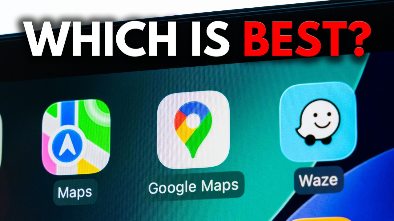 Apple Maps vs Google Maps vs Waze on CarPlay!