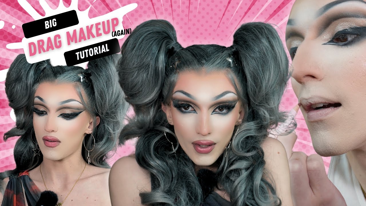 Big drag makeup tutorial! | Beginner-Friendly Drag transformation/drag eyeshadow tutorial