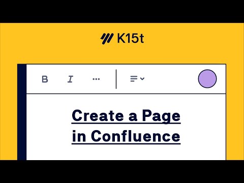 Create a Page in Confluence – Confluence Tutorial