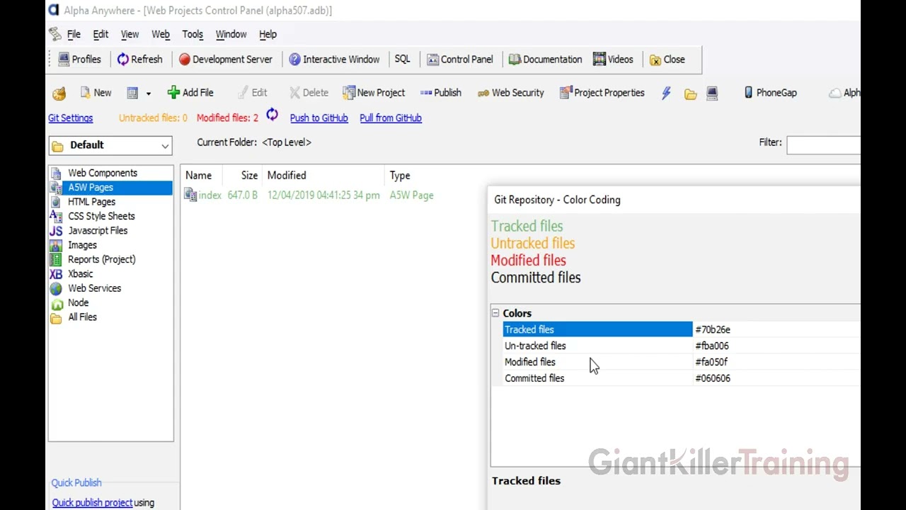 Alpha Anywhere   Alpha507   Version Control Git   Full Course