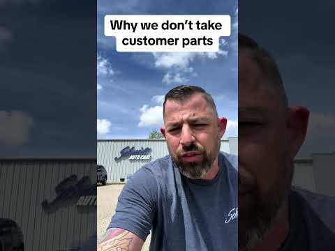 Why We Don't Take Customer Parts