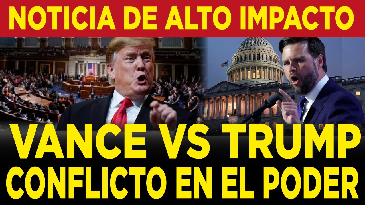 🚨 JD VANCE REVELA CONTRA TRUMP Y PROVOCA GUERRA INTERNA