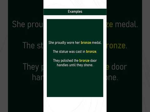 bronze # Expand Your English Vocabulary