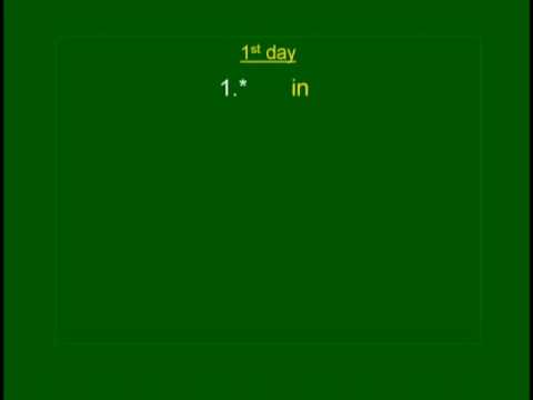 Sequential Spelling DVD Demonstration, Day 1