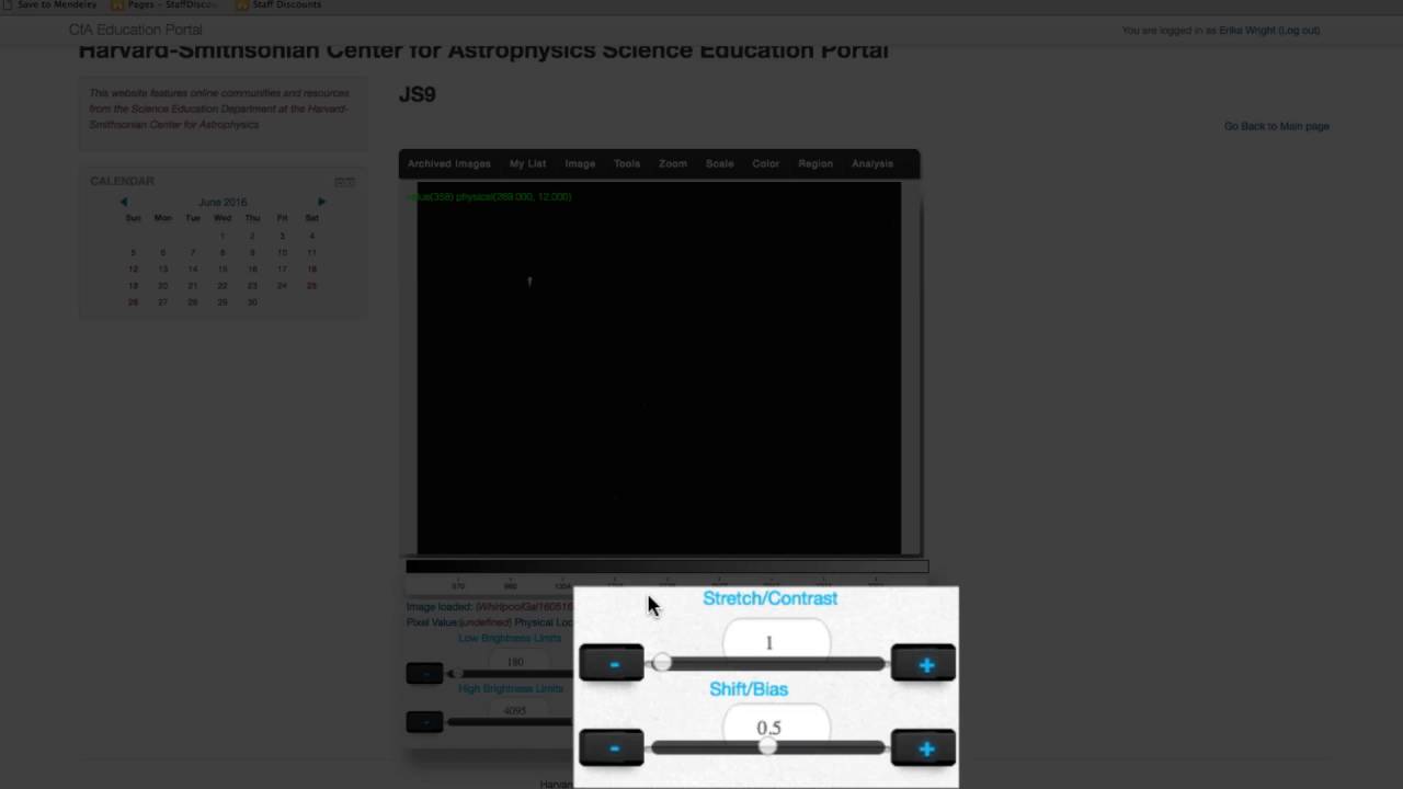 YouthAstroNet Tutorials | How to Process a FITS Image