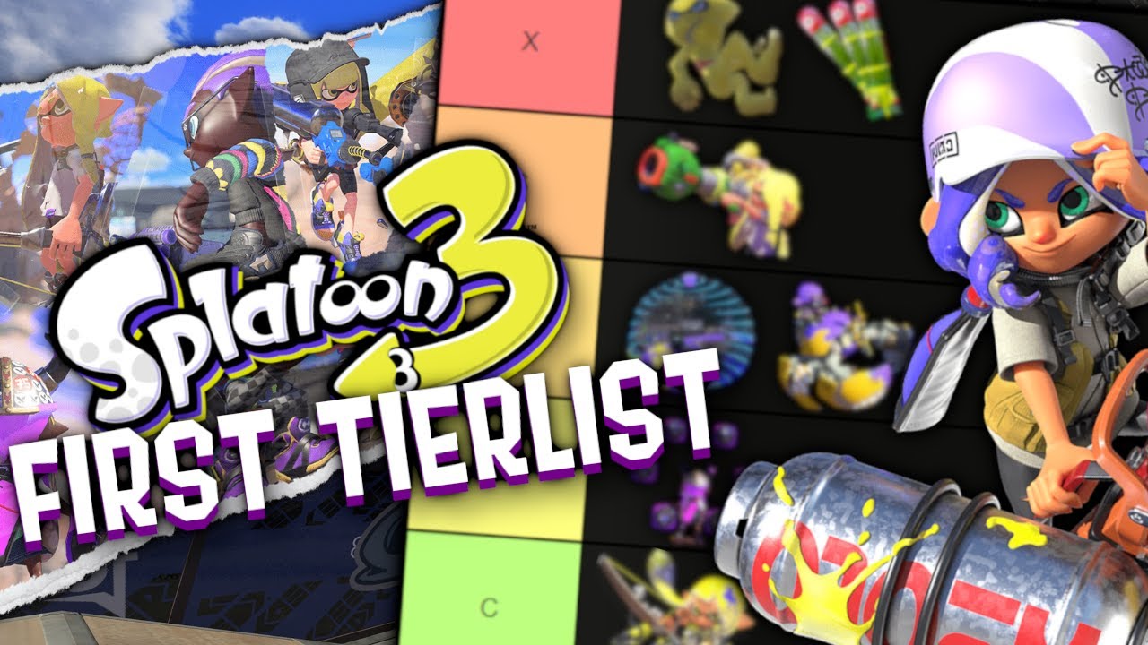 Splatoon Pro Makes The FIRST Splatoon 3 Tier List