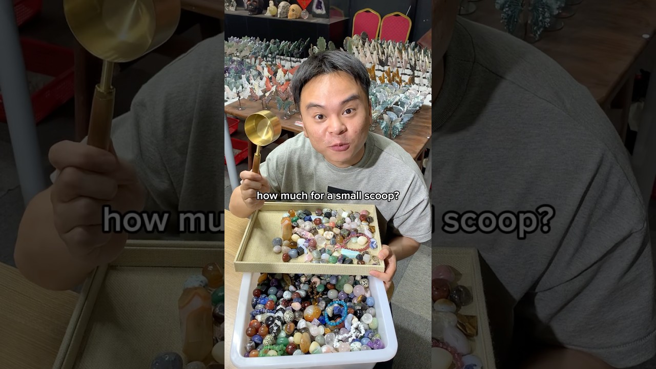 Did I just get scammed??? #crystalshop #crystalscoops #affordablecrystals #gemstones