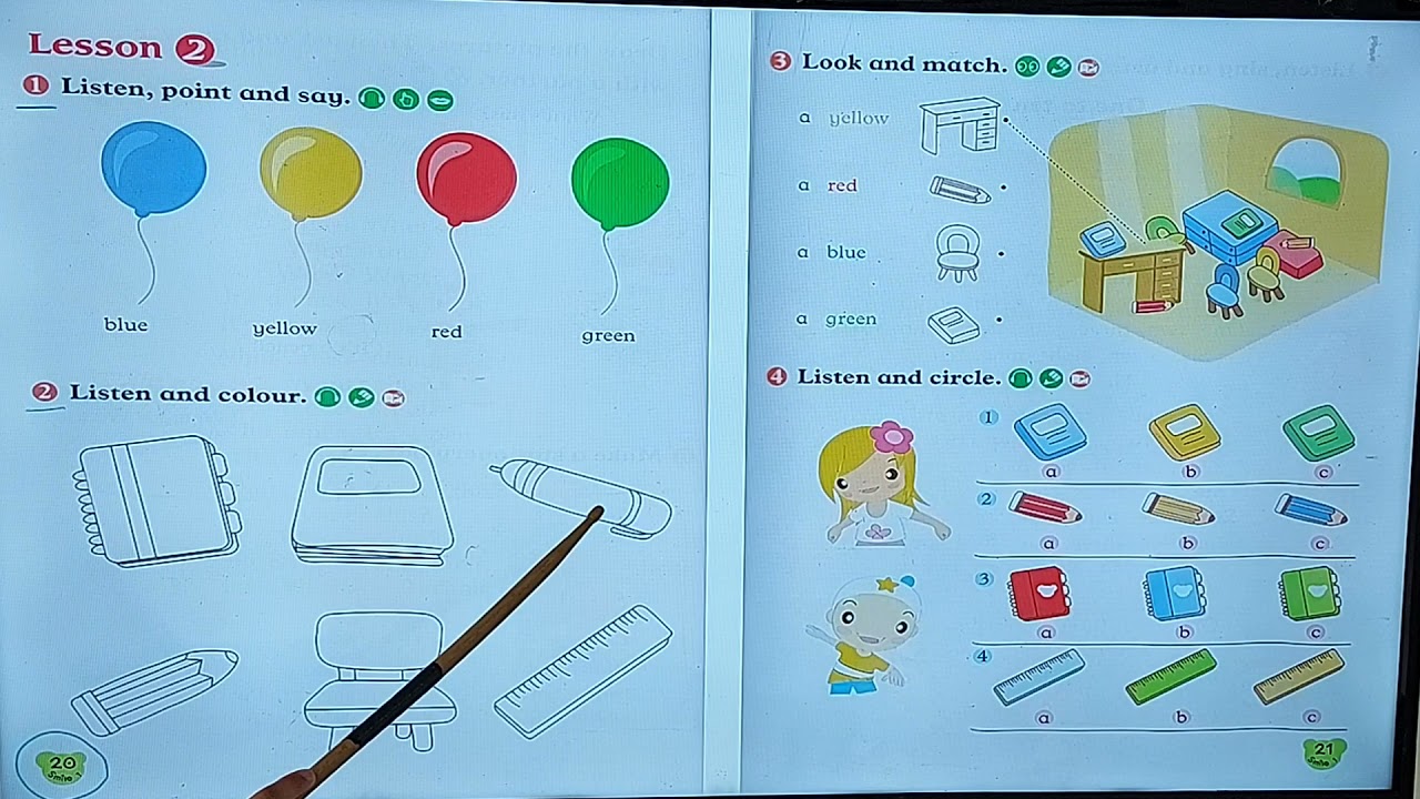 G1 English - My School Things Activity