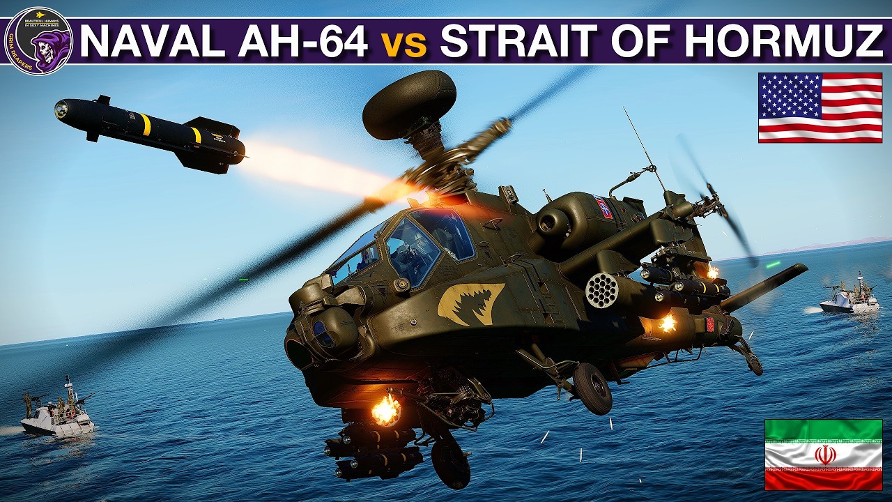 Could U.S.Army Apaches Stationed On Ships Completely Secure The Strait Of Hormuz From Iran? | DCS