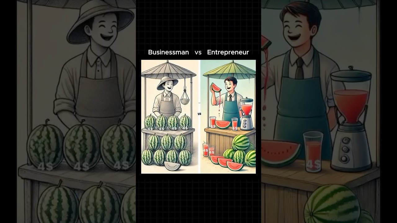 Businessman vs Entrepreneur 💯 #businessman #entrepreneur #ytshorts #explore #shortvideos #viral