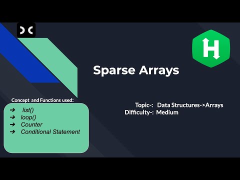 Sparse Array Problem | HackerRank | Problem Solving | Data Structure | Array | Interview