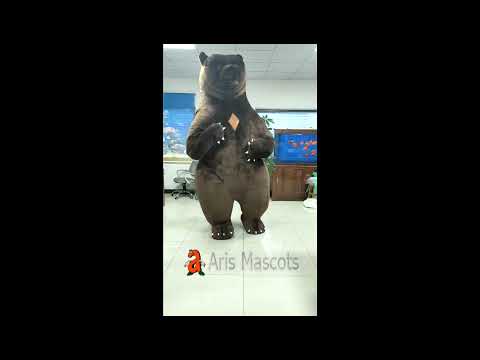 Scary Bear Inflatable Halloween Costume Adult Inflated Suit Huge Animal Halloween Cosplay Dress