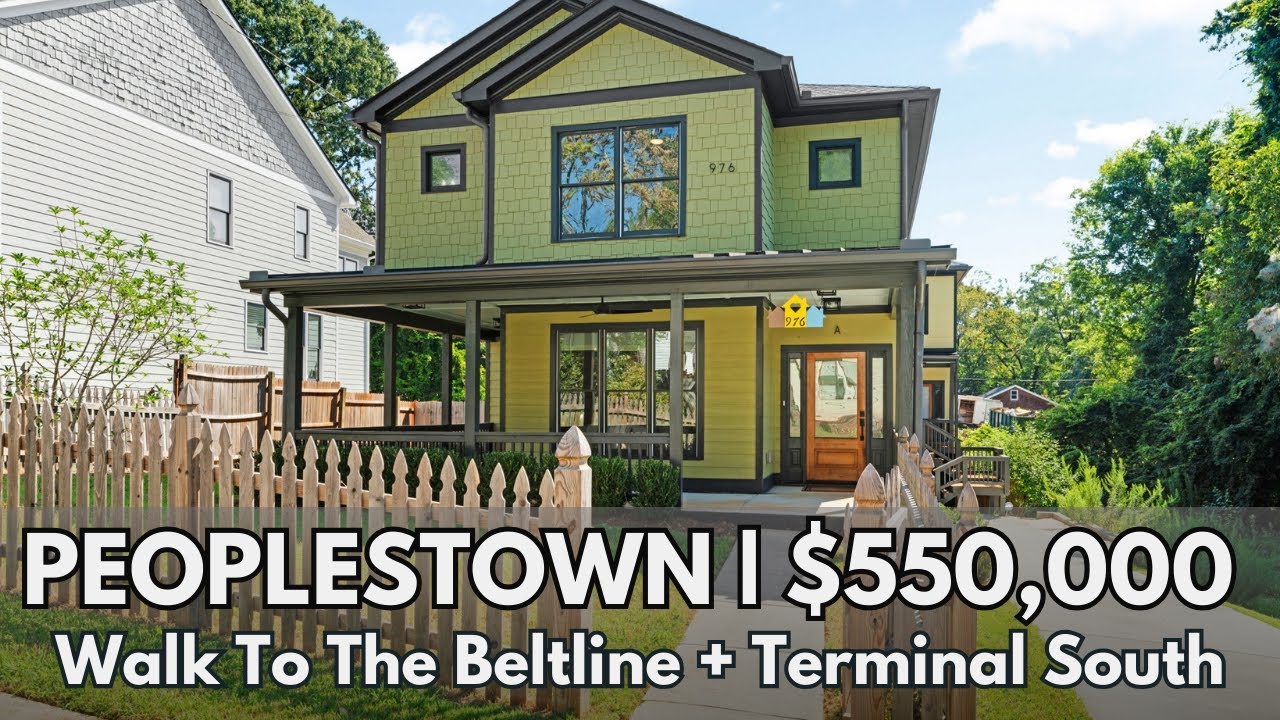 Peoplestown townhome under $550K | 976 Dunning Home Tour