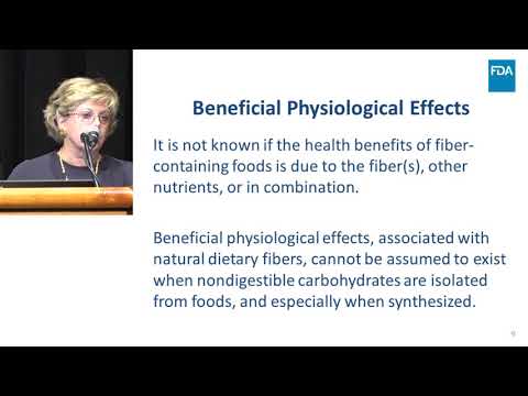 ILSI NA: Definition and labelling of Dietary Fiber (Dr. Paula Trumbo, FDA)