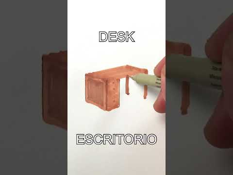 Learn Spanish! ¡Aprenda Inglés! DESK : EL ESCRITORIO