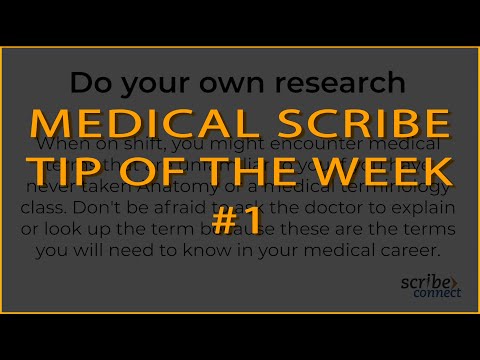 Medical Scribe Tip of the Week #1: Never stop learning, #medicalterminology, #anatomy, #shorts