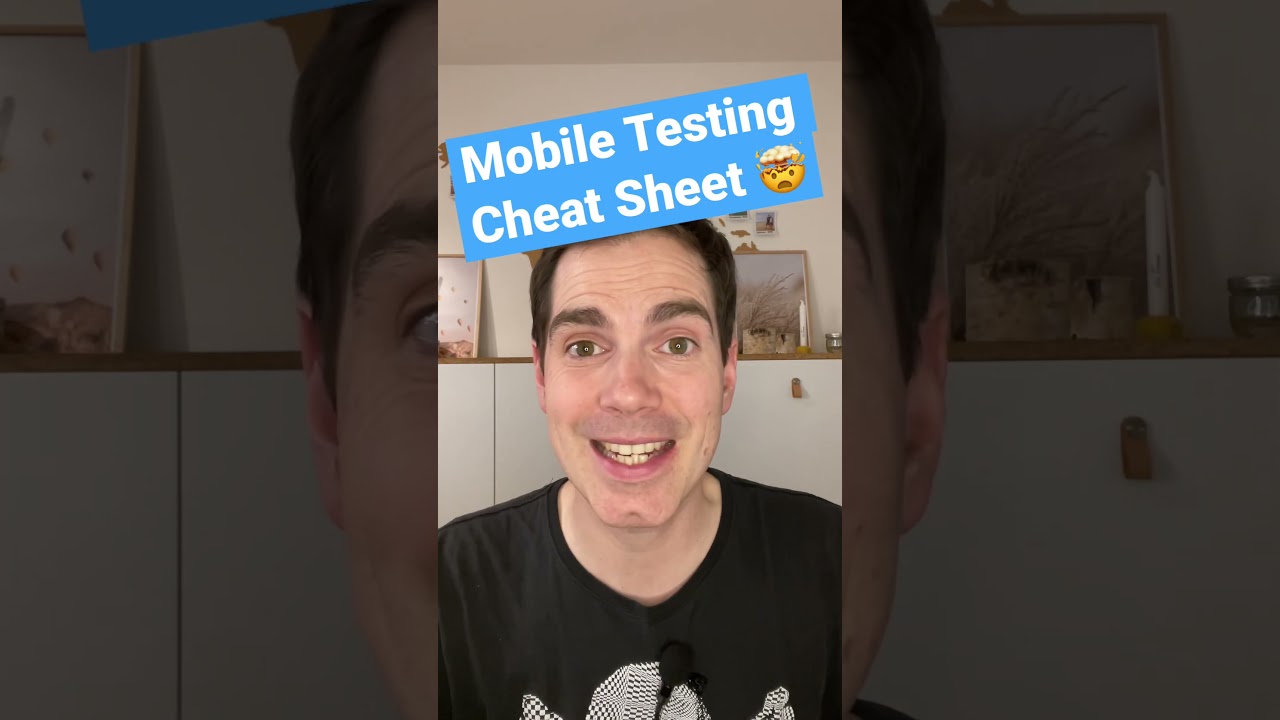 Mobile testing cheat sheet #mobiletesting #softwaretesting