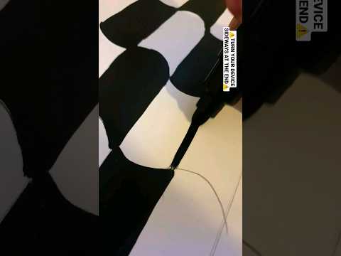 HOW TO draw / colour a checkered glitch pattern! #quickdrawing | Bita.H