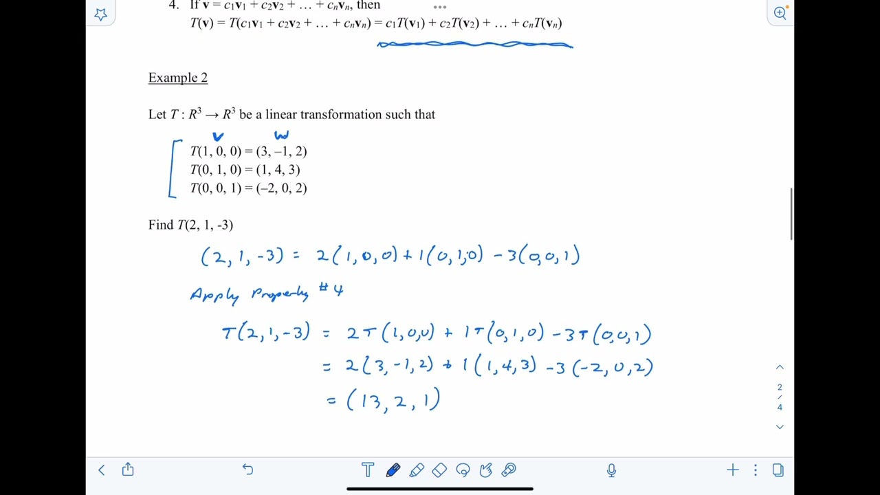 6.1 Introduction to Linear Transformations