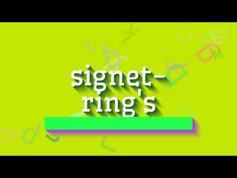 How to say "signet-ring's"! (High Quality Voices)