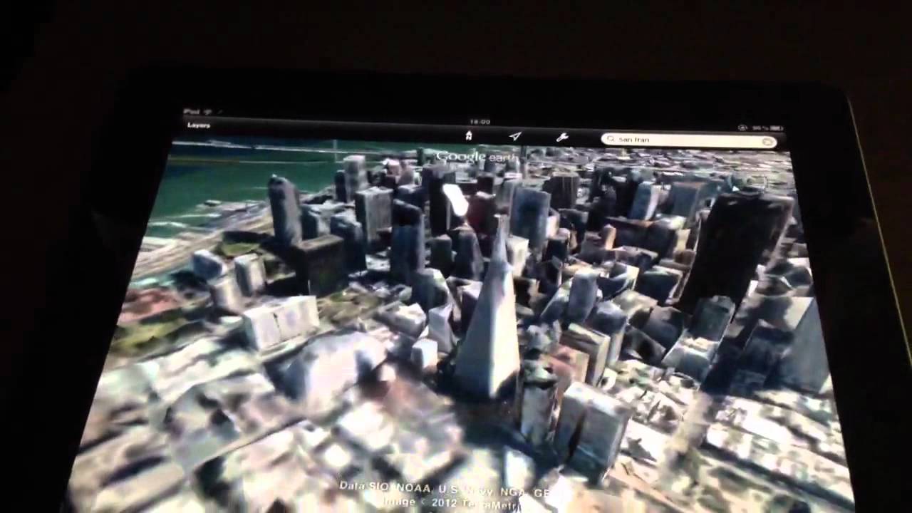 New Google earth 3D similar to iOS 6 flyover