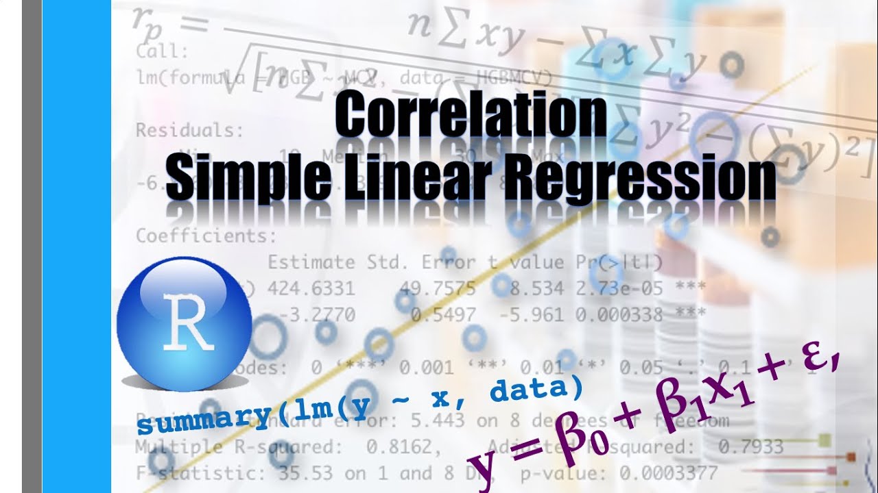 Correlation and Simple Linear Regression using R