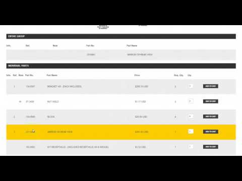 How to Use the Part Lookup Feature
