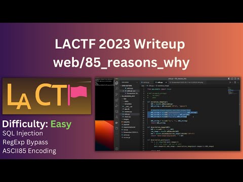 SQL Injection with b85 encoding bypass - LACTF 2023 - web/85_reasons_why