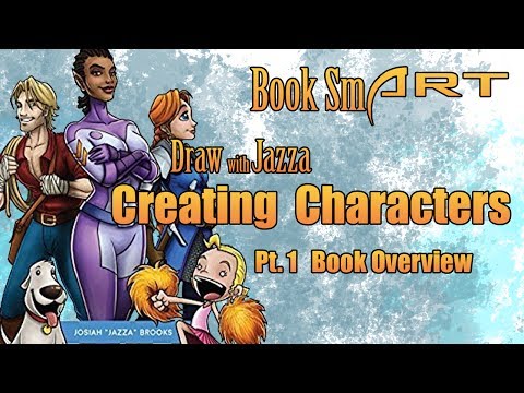 Book SmART: Draw with Jazza Creating Characters Pt. 1 Book Overvi