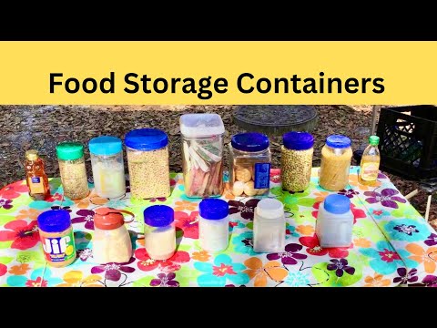 Food Storage Containers for Camping