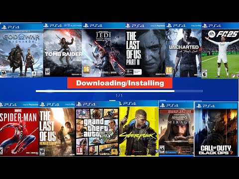 How to Download/Install PKG Games in PS4 Jailbreak 2025