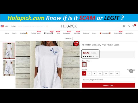 SCAM ALERT ! Holapick Reviews ! Holapick.com Know if is it SCAM or LEGIT ? Holapick Clothing
