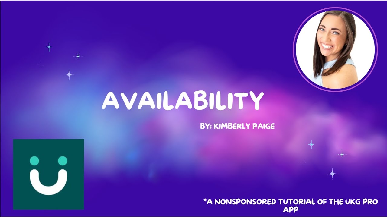 How to Put in Availability - UKG Pro App