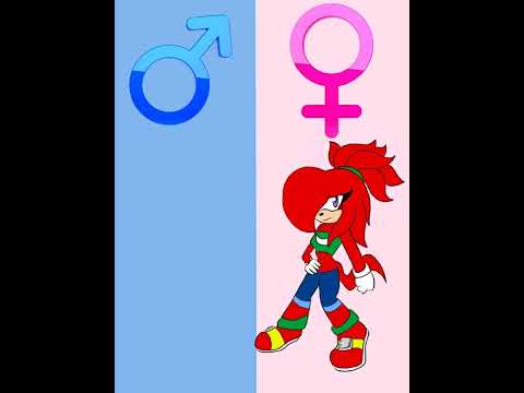 Sonic Characters GenderSwap Edit - Sonic Edit ❤️🖤💛💙💚#shorts #sonic #shadow #nakals #tails #scorge