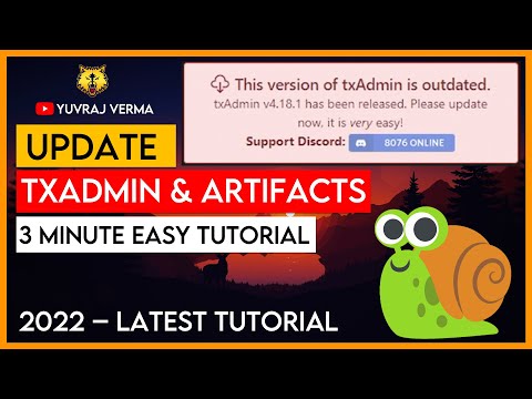 Update txAdmin - Windows Tutorial | Updating FiveM Server Artifacts | 2022 Tutorial