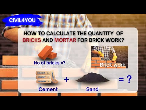 How to calculate Brick work for 100 cubic ft.