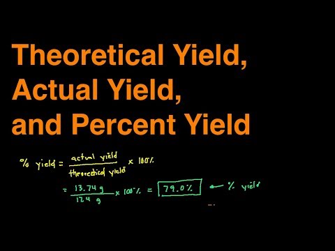 How to Find Actual Yield, Theoretical Yield, and Percent Yield Examples, Practice Problems