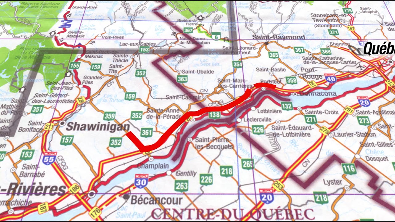 Carte routière officielle - Le Québec 2018-2019