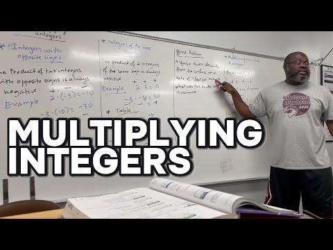 How To multiply integers of the same and opposite signs