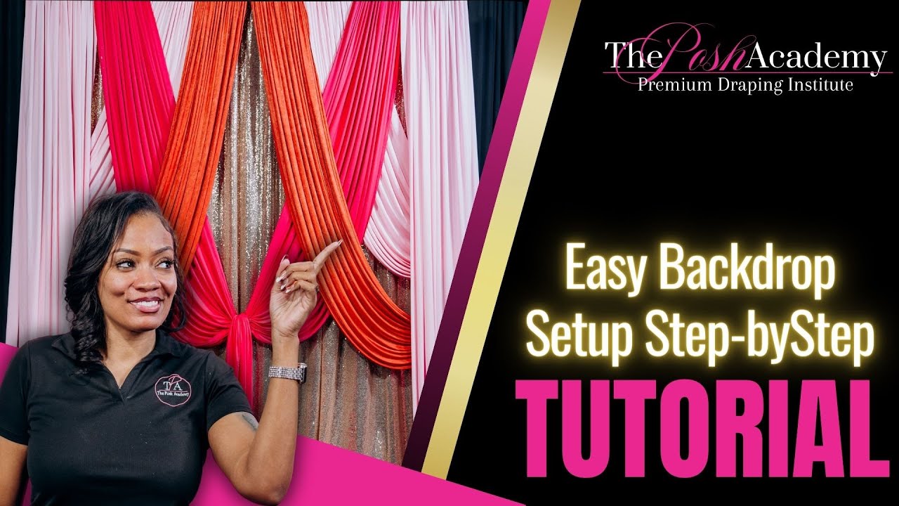 Easy backdrop setup for beginners