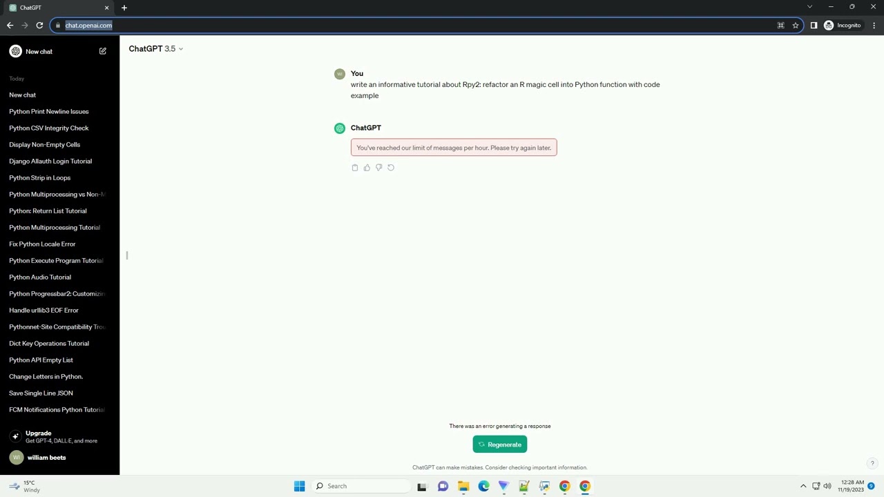 Rpy2 refactor an R magic cell into Python function