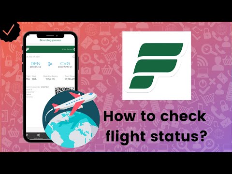 How to check flight status on Frontier?