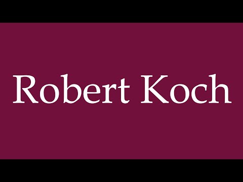 How to Pronounce ''Robert Koch'' Correctly in German