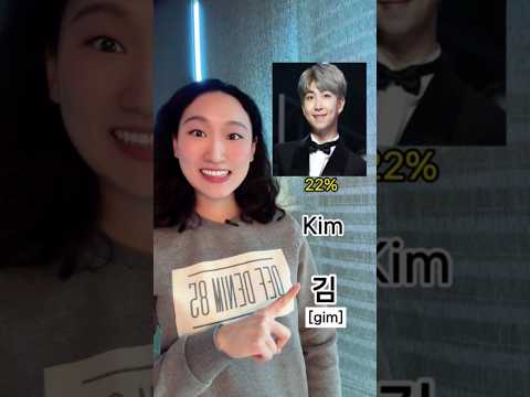 Top5 Most Common Korean Last Names