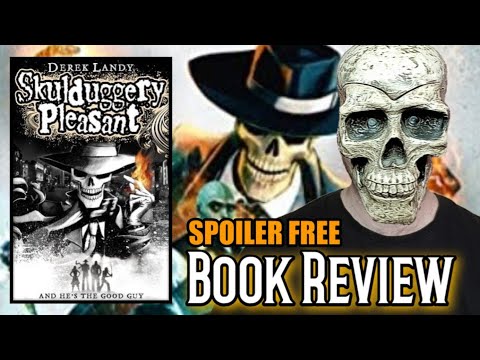 💀Skulduggery Pleasant by Derek Landy - My Review💀Yes! He's A Skeleton!