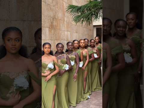 π Beautiful Bride Entourage Queens #africafashion #wedding #africanclothing #fashion #africanwear
