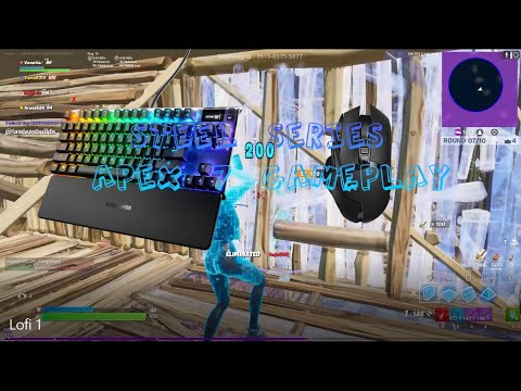 Apex 7 Red Switches - ASMR Lofi Gameplay(SATISFYING)
