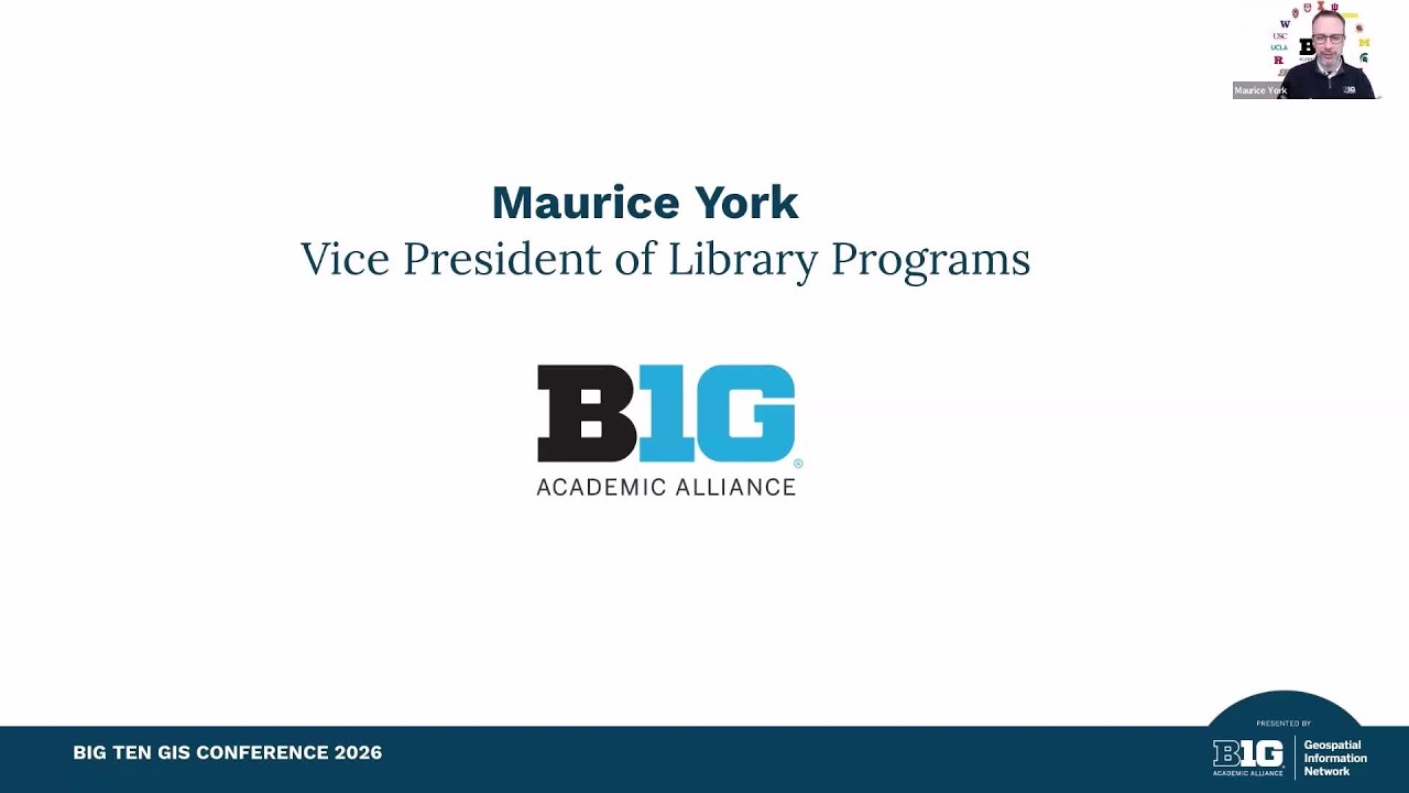 Big Ten GIS Conference 2026 Welcome
