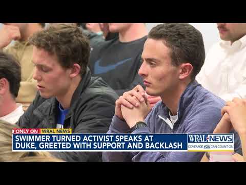 Swimmer Turned Activist Speaks at Duke, Greeted With Support and ...