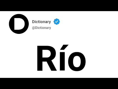 Río Meaning In English